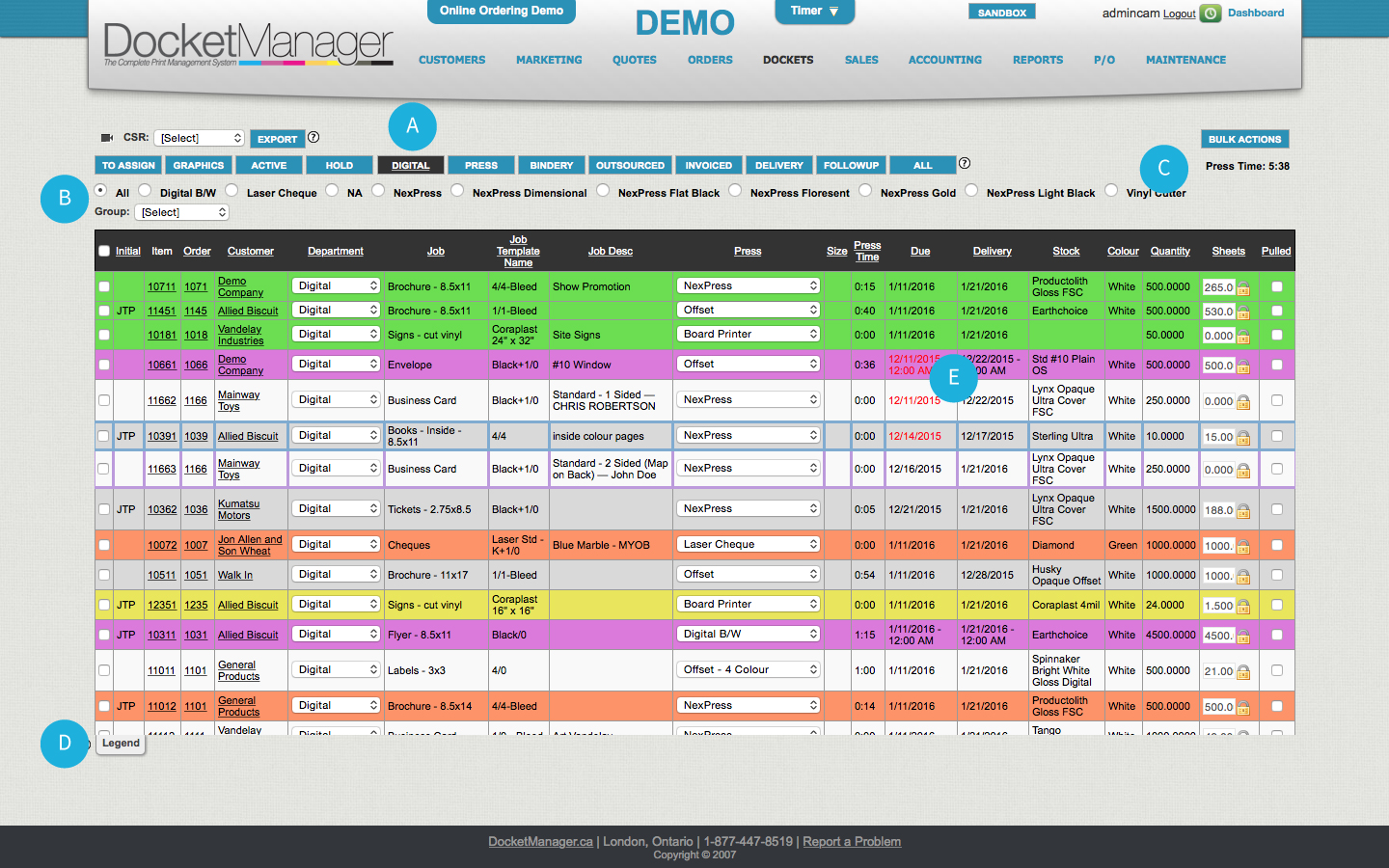 DocketManager | Steps Workflow